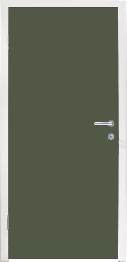 Deursticker Groen - Olijf - Kleur - Groene - Kleuren - Effen ...