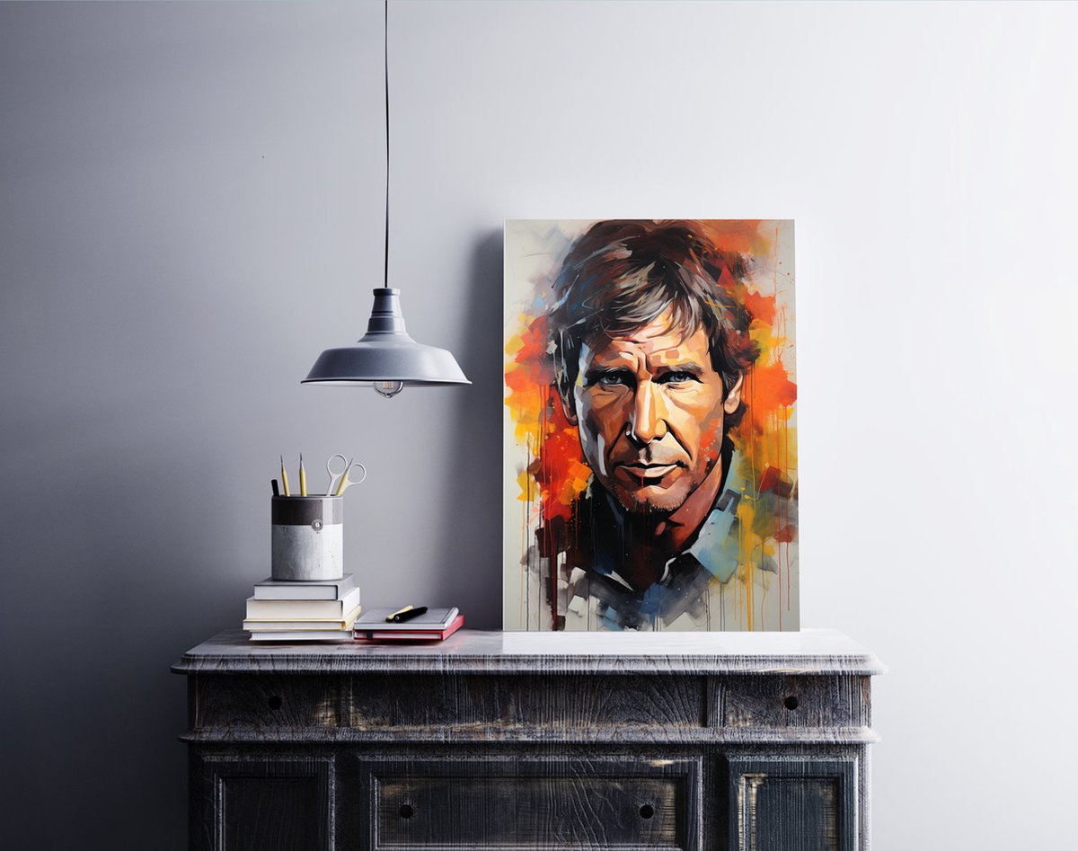 Harrison Ford Poster | Portret Harrison Ford | Acteur Poster | Film ...
