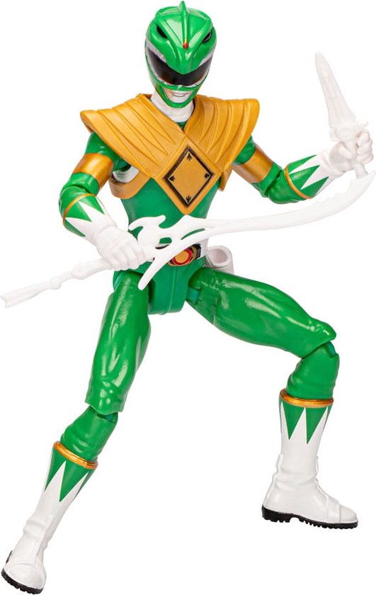 Mighty Morphin Power Rangers Action Figure Green Ranger 15 cm | bol.com