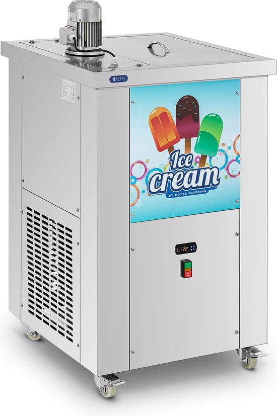 Royal Catering IJsmachine - voor ijslolly's - 2 vormen: {{capaciteit_ml ...