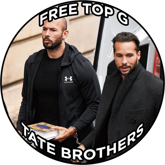 4x FREE TOP G Sticker - Andrew Tate - Tristan Tate - The Tate Brothers ...
