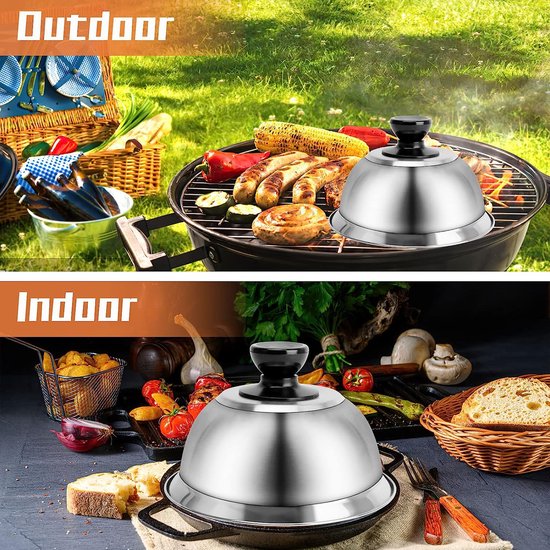 3-delige BBQ grillbestekset, grillgereedschapsset met grilltang, 3-in-1 ...