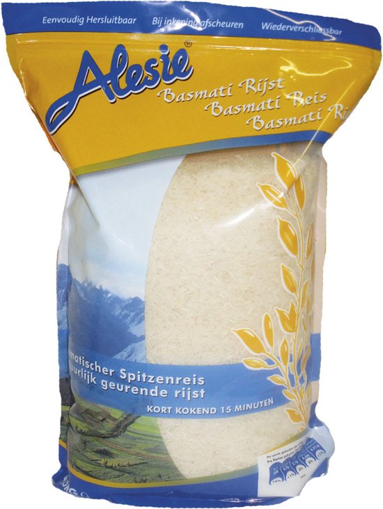 Alesie Basmati rijst 2 kg | bol