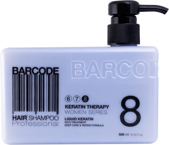 BARCODE - Hair Shampoo - Keratin Therapy - 500ml | bol