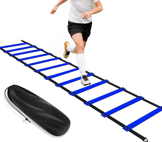 Coördinatieladder, 6 m 12 sporten trainingsladder behendigheidladder ...