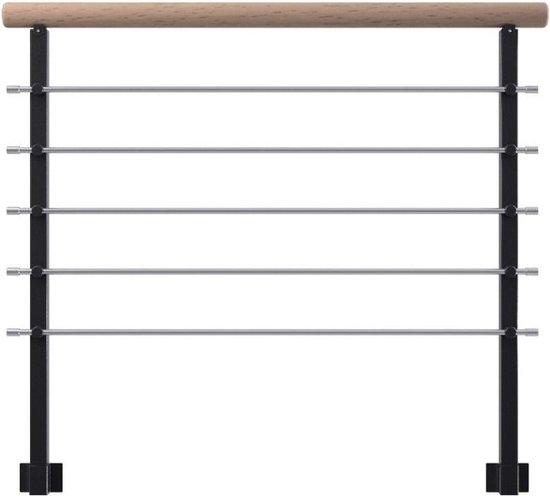 BALUX designbalustrade met vierkante baluster - Lateraal - Eiken ...