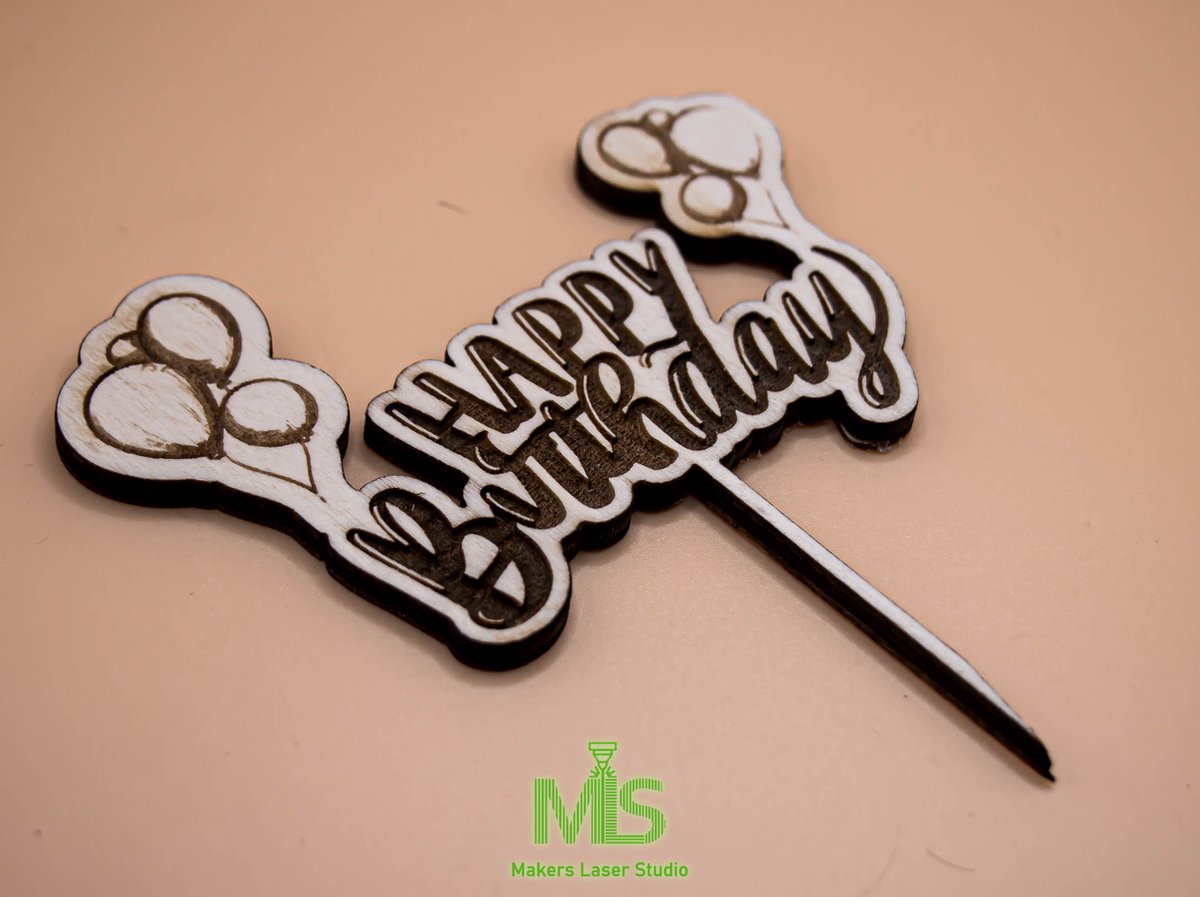 Taart Decoratie met balloon/ gefeliciteerd taarttopper/ Taarttopper ...