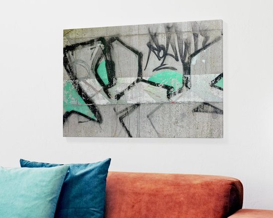 WALL ART - SCHILDERIJ GRAFFITI - MODERN DESIGN - JAMES BRANDO | bol.com