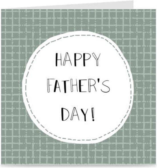 HAPPY FATHER'S DAY | vaderdag kaart / wenskaart met envelop ...