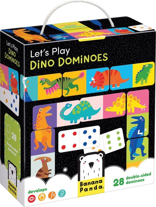 Banana Panda Laten we Dino Domino spelen 2+ | Games | bol