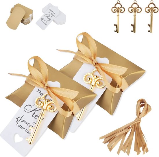 Bruiloft Bedankjes, Set van 50 Trouw Bedankjes Uitdeeldoosjes met ...