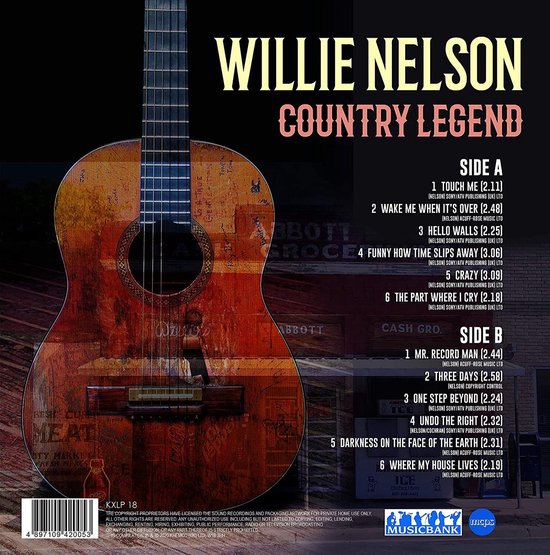 Willie Nelson - Country Legend (LP), Willie Nelson | Muziek | bol.com
