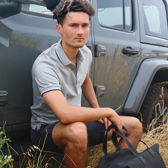 SNEAC comformance wear - Heren polo korte mouw - Bernard - Grijs - maat ...