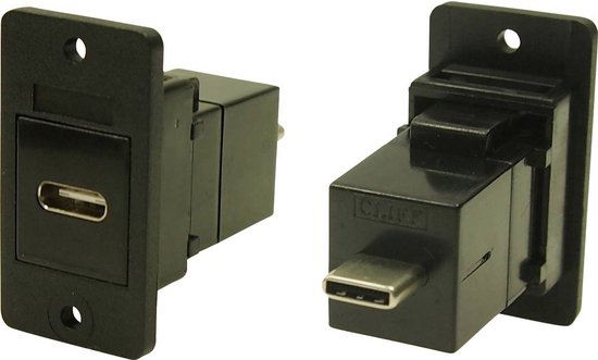 Cliff Adapter, Bus, inbouw USB-poort Type-C – USB-stekker Type-B ...