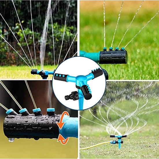 graden rotatiesproeier, irrigatiesysteem, tuinsprankeler, watersproeier ...