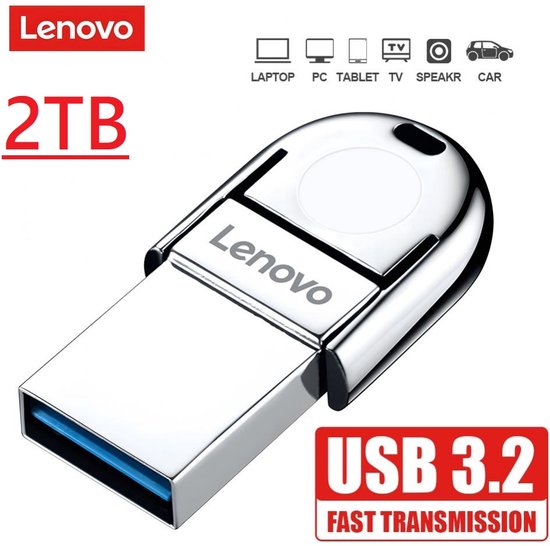 Lenovo Dual Drive Ultra 3.2 - 2TB USB - USB C - 150MB/sec + Gratis ...