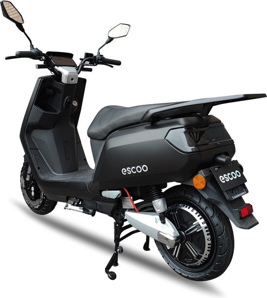 ESCOO Torcido Matzwart - Elektrische scooter/brommer - 45km/h - 2000W ...