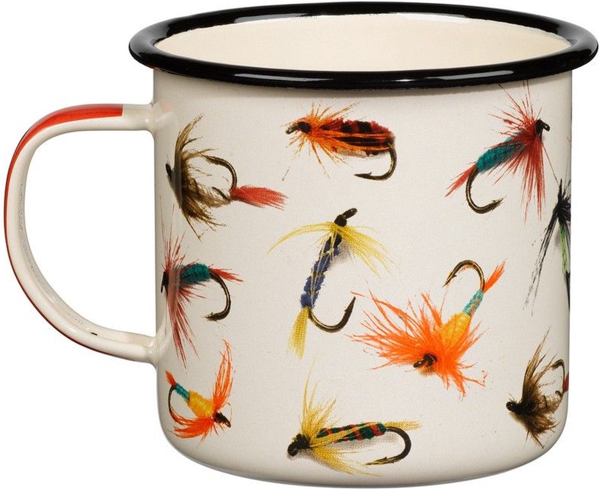 Gentlemen's Hardware Mok Vliegvis Aas 10 X 14 Cm Staal Beige | bol.