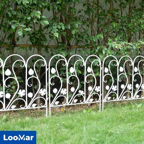 LooMar Tuinhek Metaal - plantenhek - hek voor planten - klimplantenrek ...