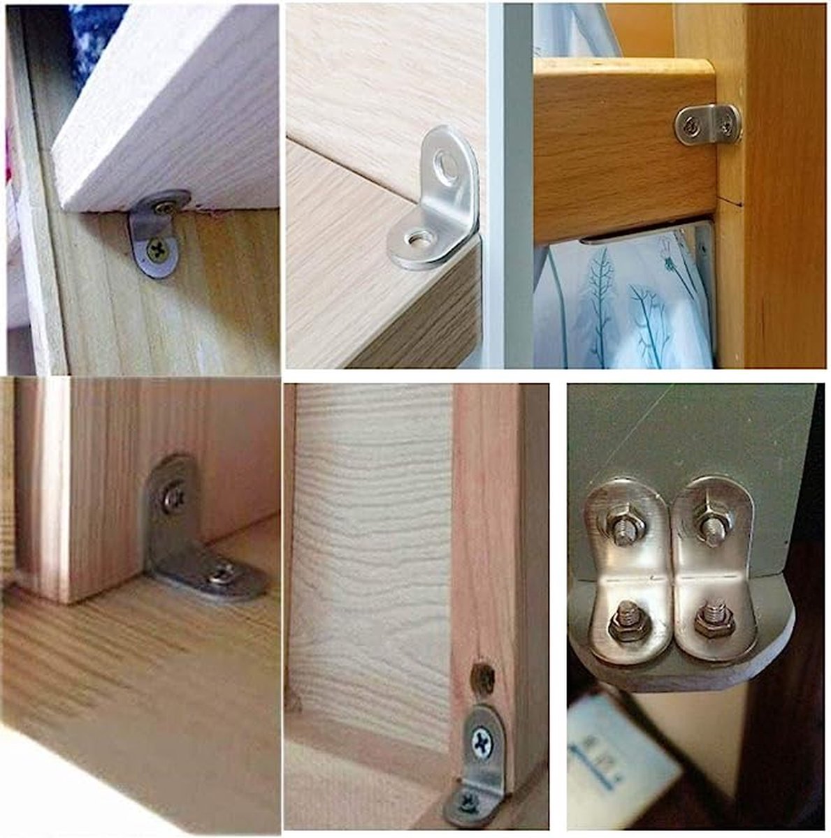 Hoekverbinders / kastverbinders/meubelverbinders/hoekverbi | bol.com