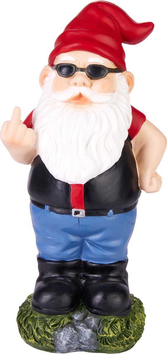 BRUBAKER Tuinkabouter met Middelvinger - Ondeugende Kabouter met ...