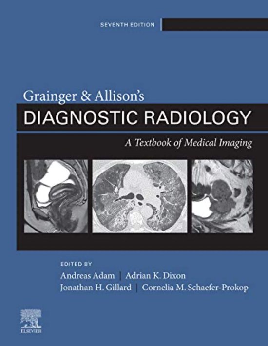 Grainger and Allison's diagnostic radiology : a textbook of medical ...