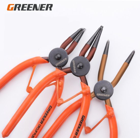 GREENER Borgveertang - Seegerringtang - Gebogen - Voor buitenringen ...