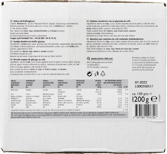 RIOBA Café Noir koekjes 150 stuks 1105 g | bol