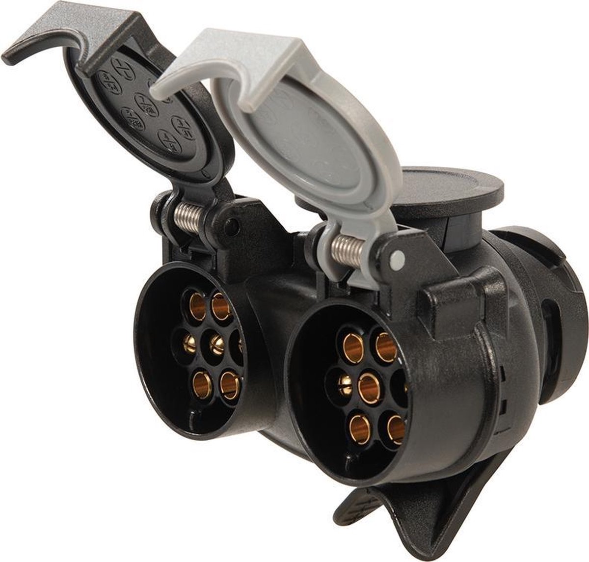 Silverline Stekker naar Contactdoos - Verloopstekker van 7 Polig naar ...