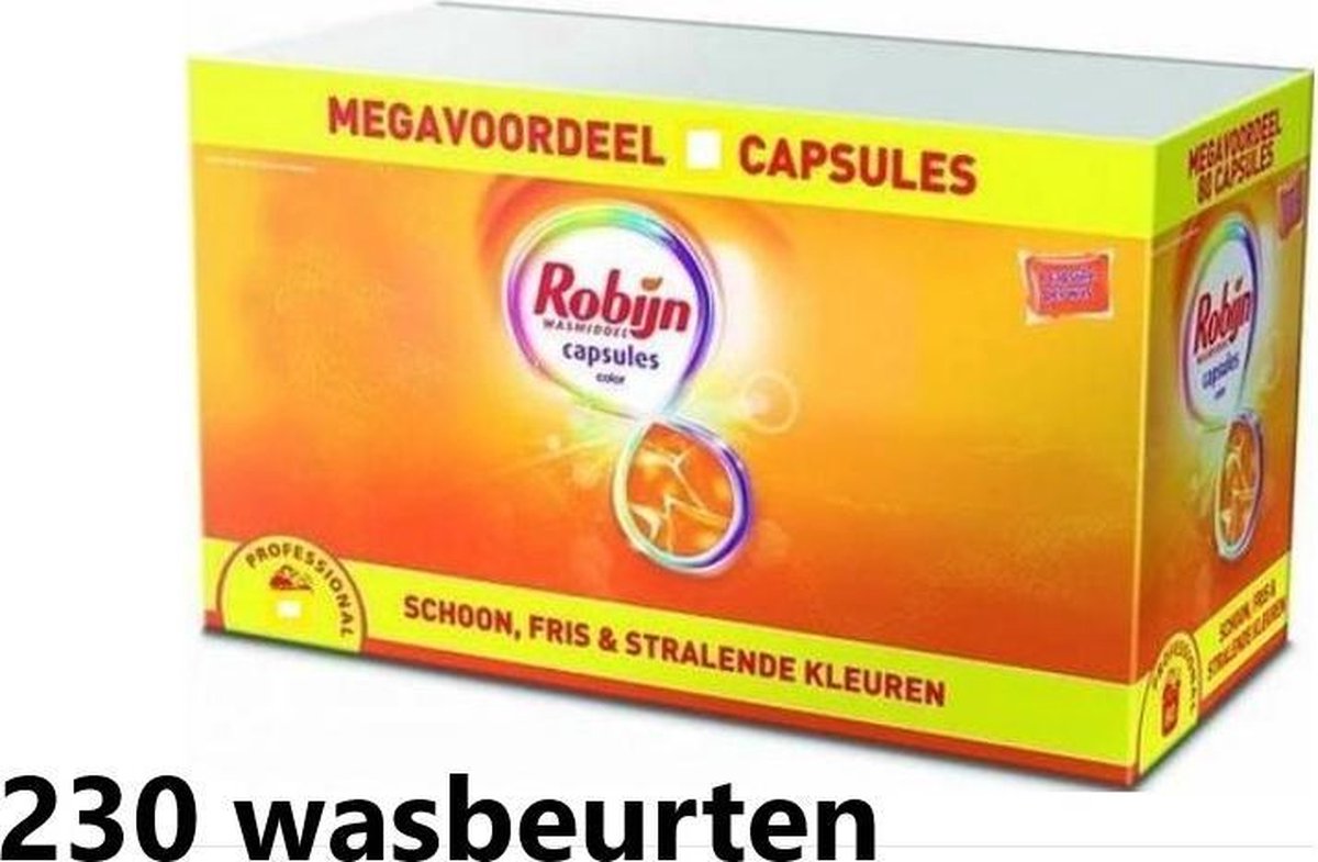 Robijn Color wasmiddel capsules - Jaarbox 230 pods | bol