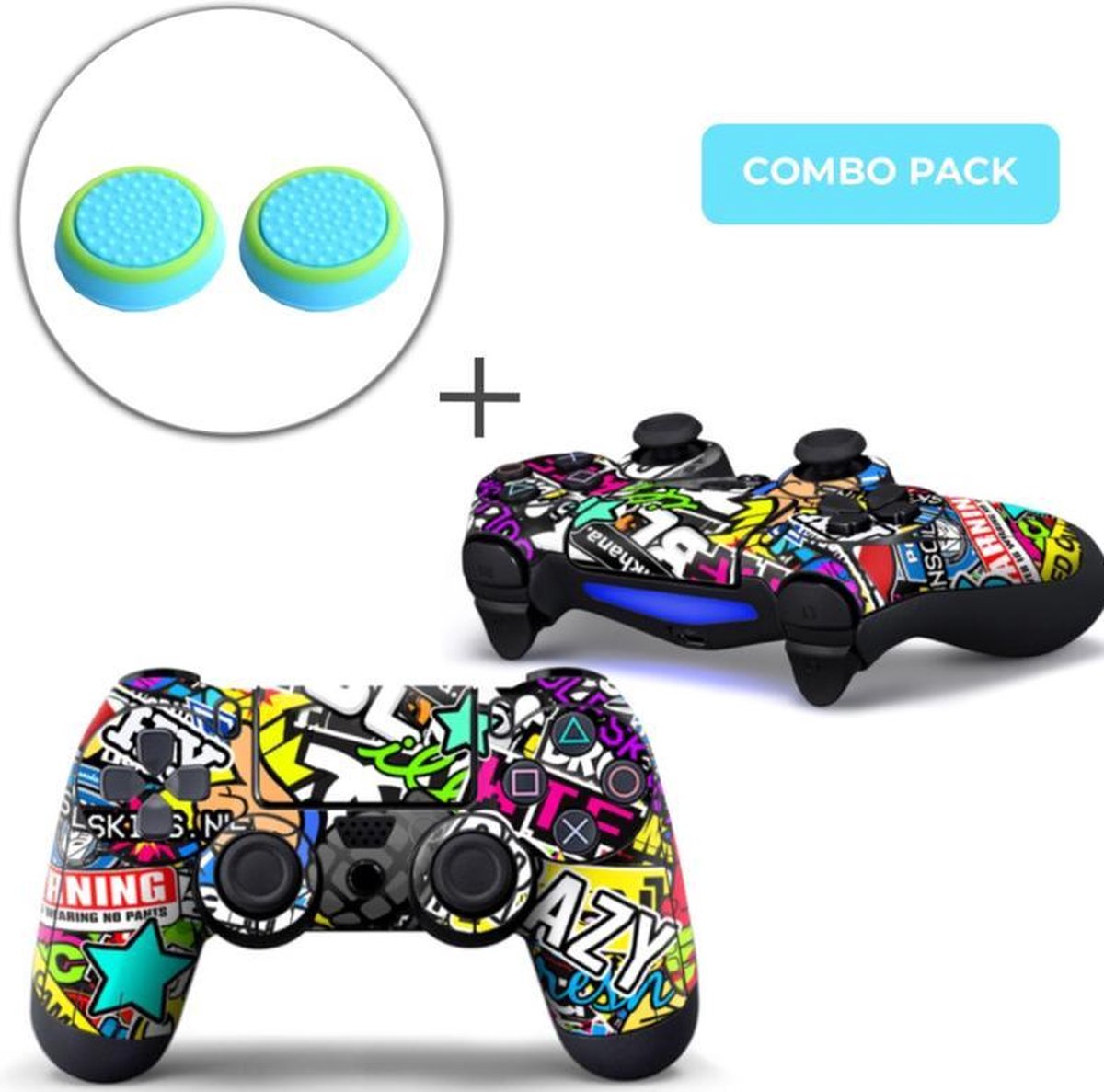 Stickerbomb Combo Pack - PS4 Controller Skins PlayStation Stickers ...