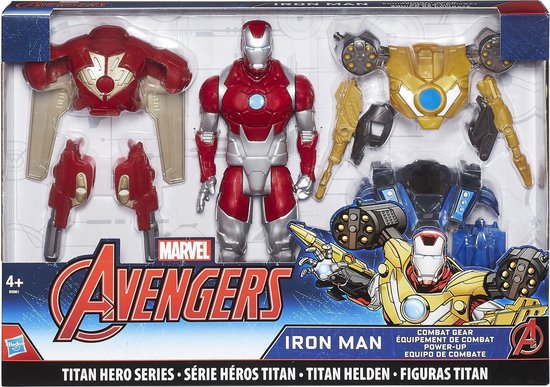 Marvel Avengers Iron Man Power-Up actiefiguur - Titan Hero 30 cm | bol.com