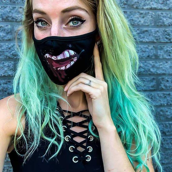 Attitude Holland Masker Vampire Mondkapje Zwart | bol.com