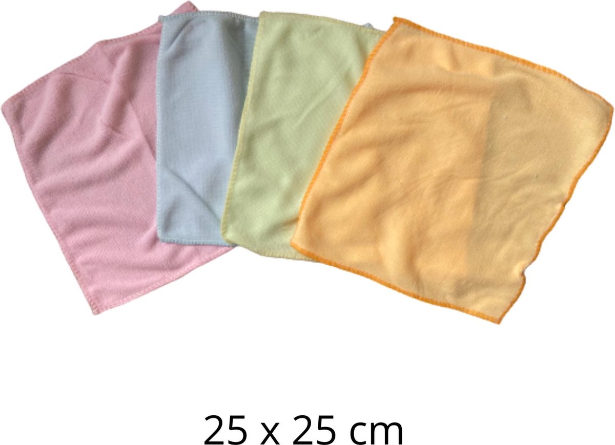 Schoonmaak Microvezeldoekjes Voor Laptop - 4 Doekjes - Multikleur | bol.com