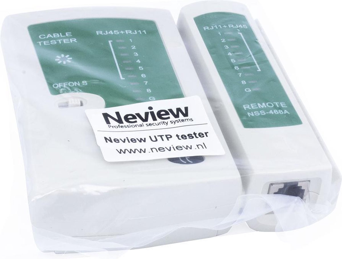 Premium UTP tester - Netwerk tester - Netwerkkabel tester - RJ45 & RJ11 ...