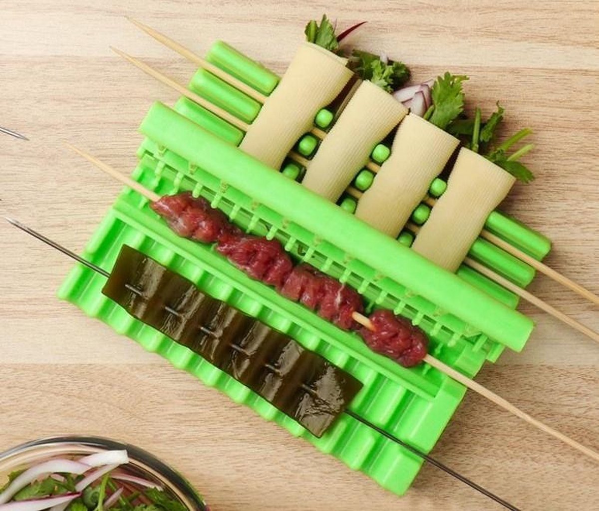 Multi Spiesjes Kebab Maker - Barbecue Spies Maker - Brochette Maker ...