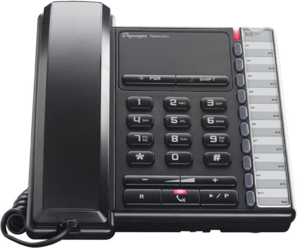 Premium 100 Huistelefoon - Kantoor - Zwart - Telefoon | bol