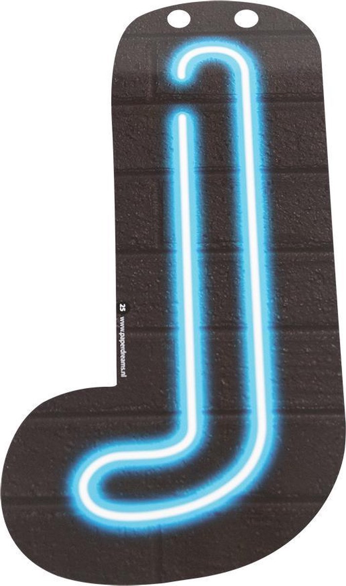 Neon Letter J 24cm | bol.com
