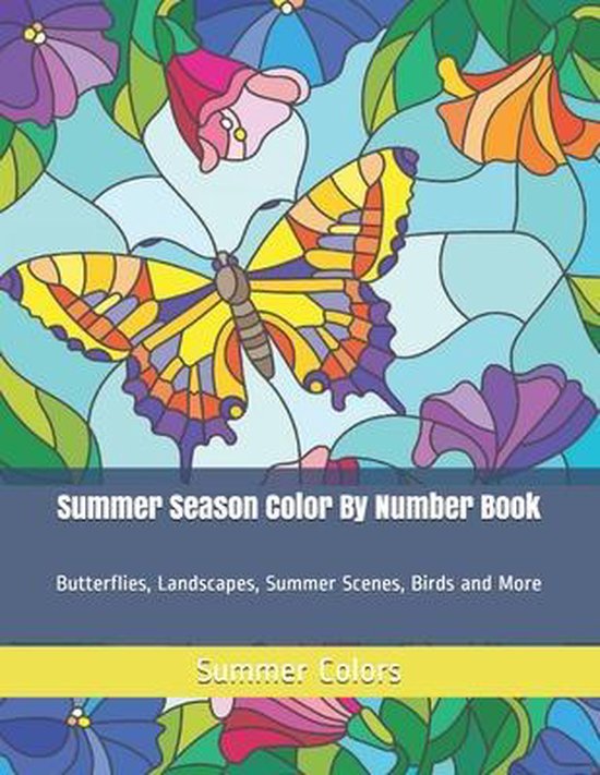 Adult Color by Numbers- Summer Season Color By Number Book, Summer ...