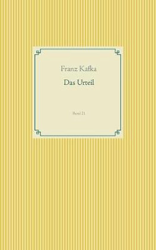 Das Urteil, Franz Kafka | 9783749495832 | Boeken | bol