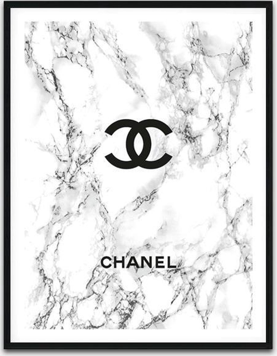 Luxe Fotolijst Chanel Marble 63,5 x 94 cm | Chanel Schilderij ...
