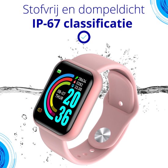Stappenteller Horloge Dames - Stappenteller Dames - Waterdicht - Alpha ...