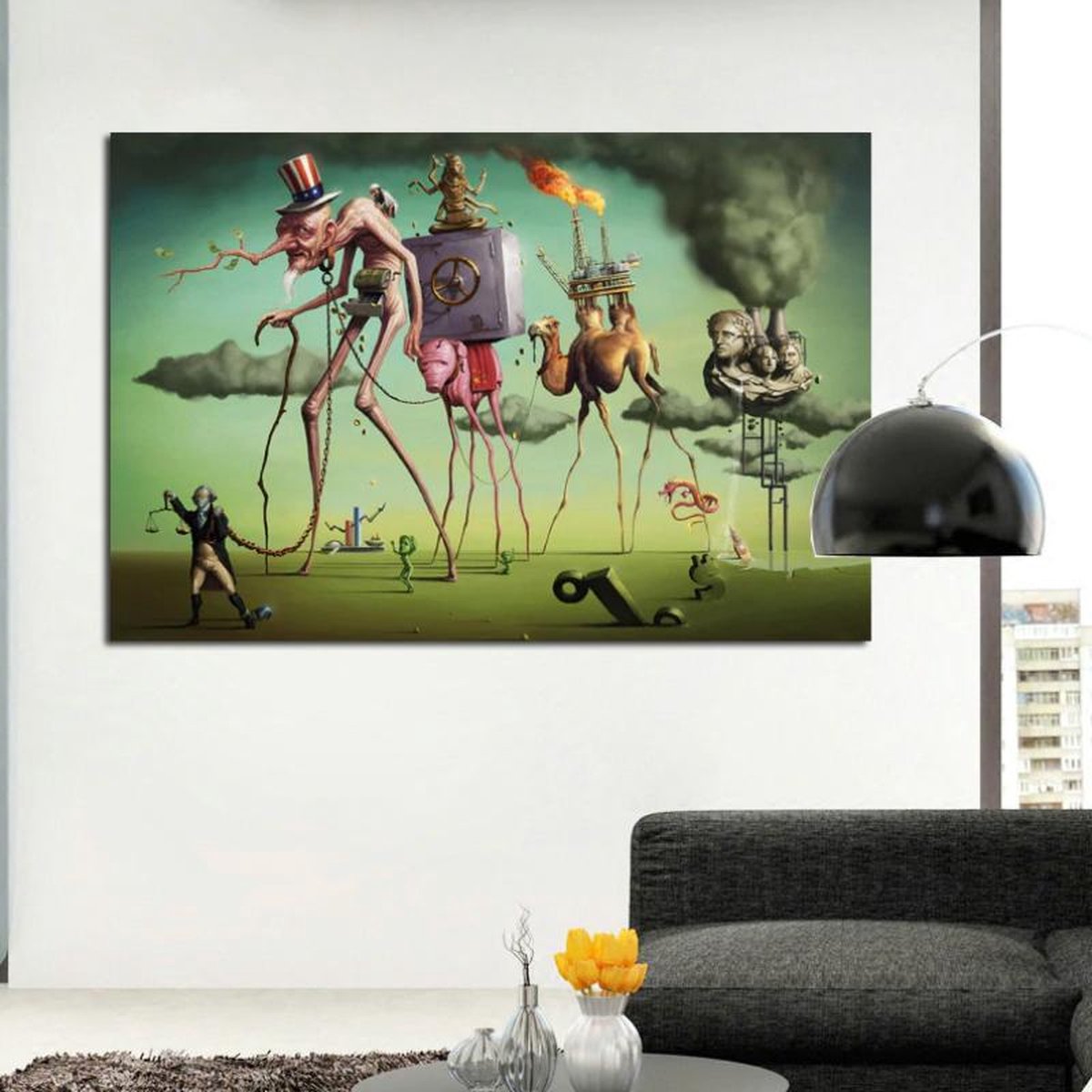 Peinture sur toile * Salvador Dali Surreal * - Art mural - Couleur - 50 ...