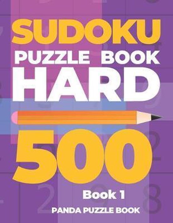 Book- Sudoku Puzzle Book Hard 500 - Book 1, Panda Puzzle Book ...