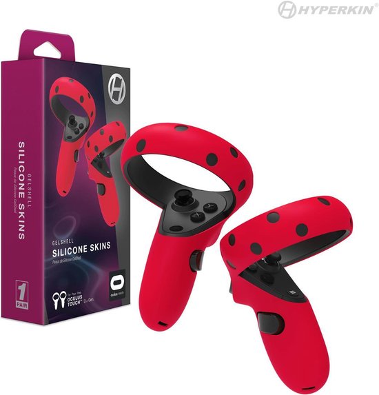 Siliconen Controller Skin voor Oculus Quest en Rift S (rood) | bol.com