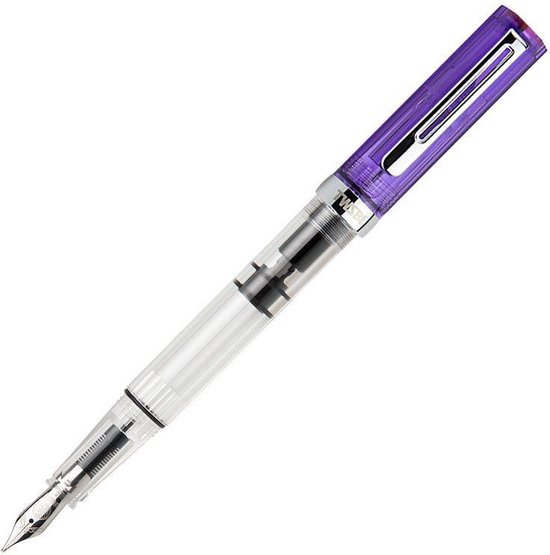 TWSBI Eco Fountain pen Transparant Purple - Stub 1.1 | bol