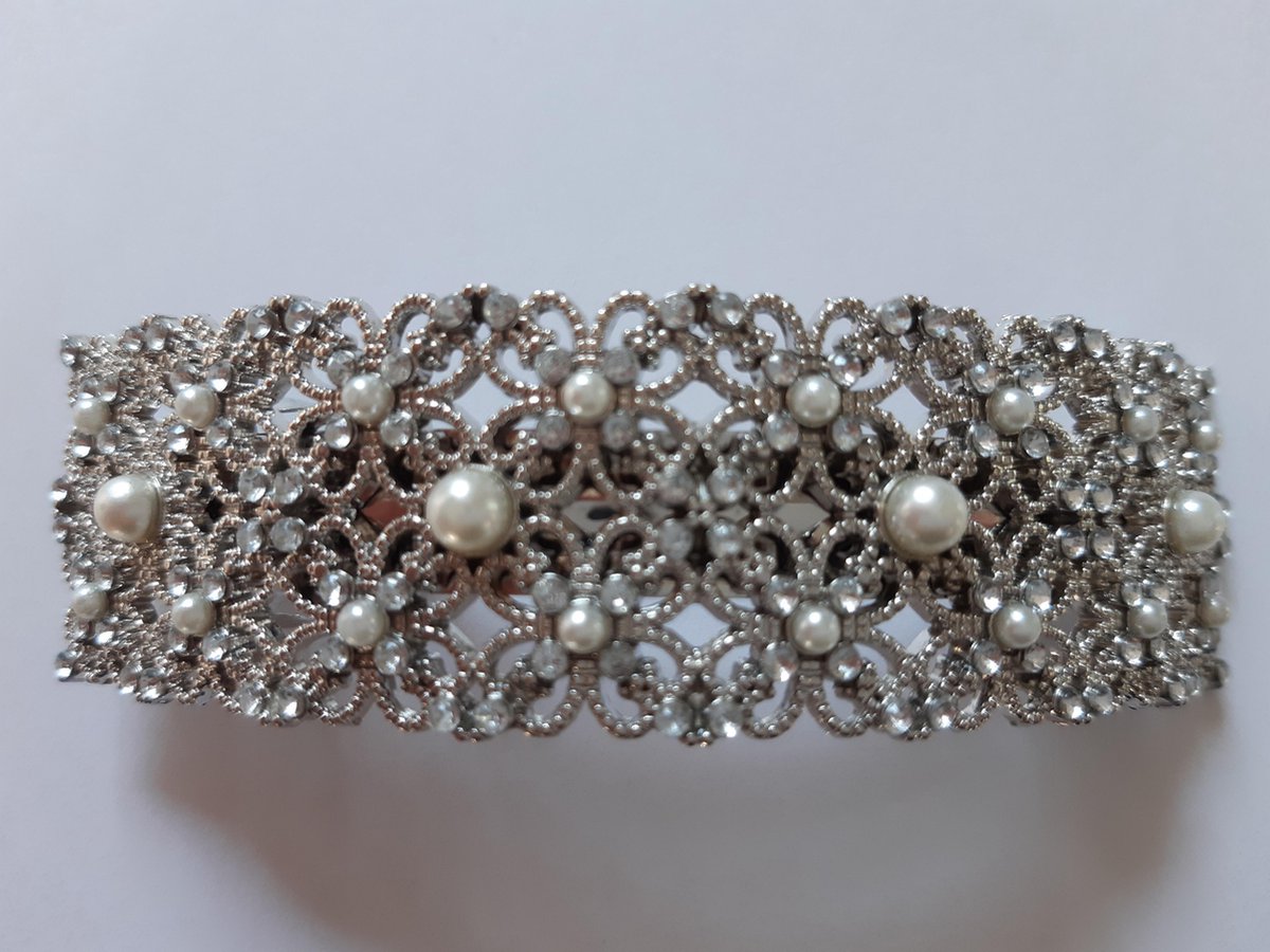 Le Sjalerie haarspeld zilver met parels | bol.com