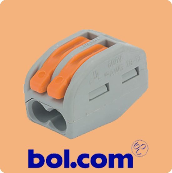 Lasklem 4mm 2-polig (500 stuks) | bol.com