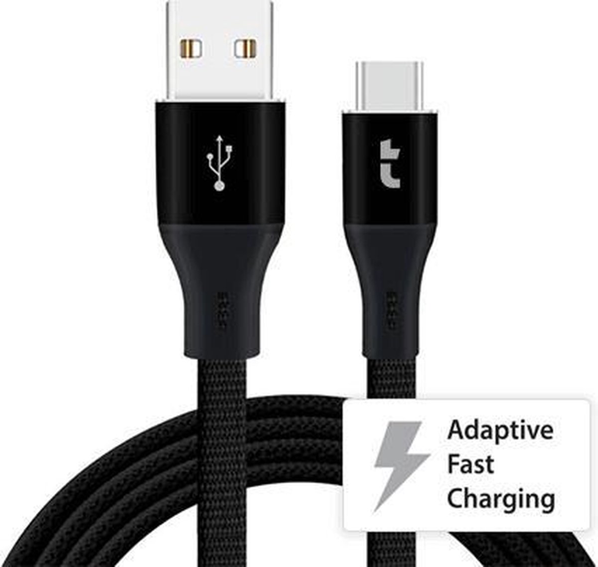 bol.com | USB-C oplader met Adapter - Fast Charging (3 ampère)