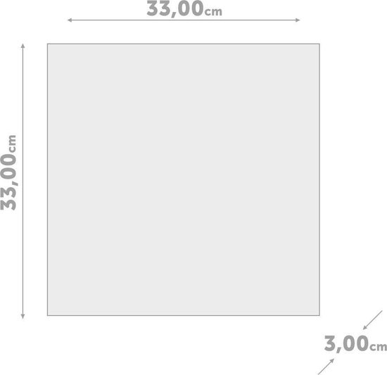 fotolijst 33 x 33 cm kunststof wit | bol